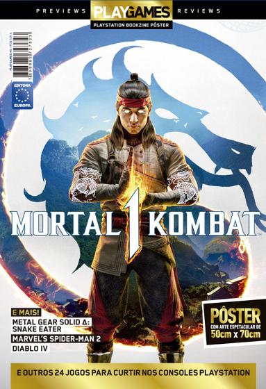 Pôster Gigante - Mortal Kombat 1 - Editora Europa - - - Magazine Luiza