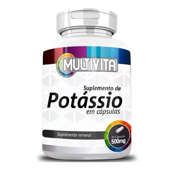 Potássio 500mg 60 Cápsulas - Flora Nativa do Brasil - Suplemento ...