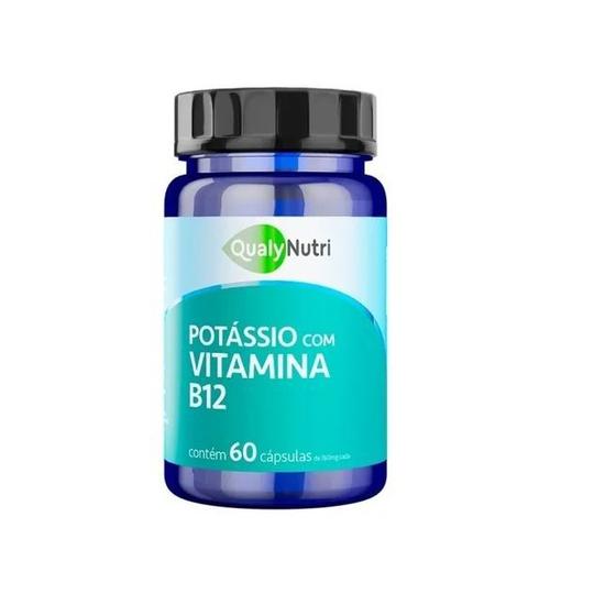 Potassio + Vitamina B12 760mg 60 cápsulas QualyNutri - Suplemento Potássio - Magazine Luiza