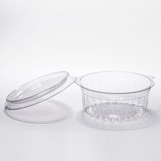 Pote 250ml pet redondo com tampa articulada - p 742 - PACKFORM - Pote ...