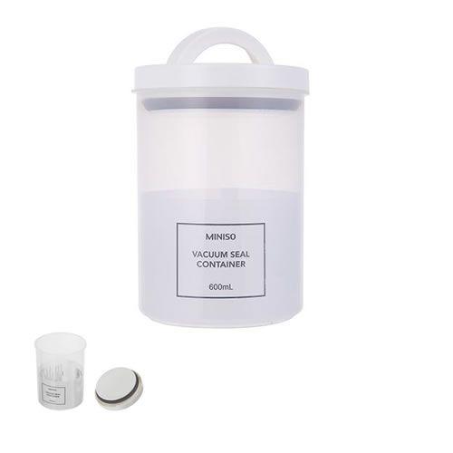 Pote a vácuo 600 ml - MINISO - Pote - Magazine Luiza