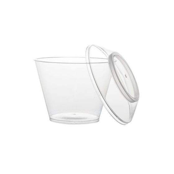 Pote acrílico 180ml com tampa para mousse - pw1p twh - WER - Pote ...