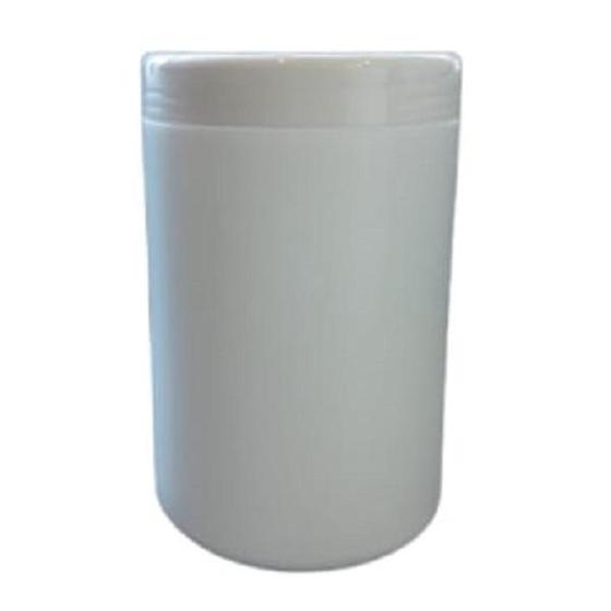 Pote Branco De Plástico Com Tampa 1 Kg- 25 Unidades - JOIMAR - Pote ...