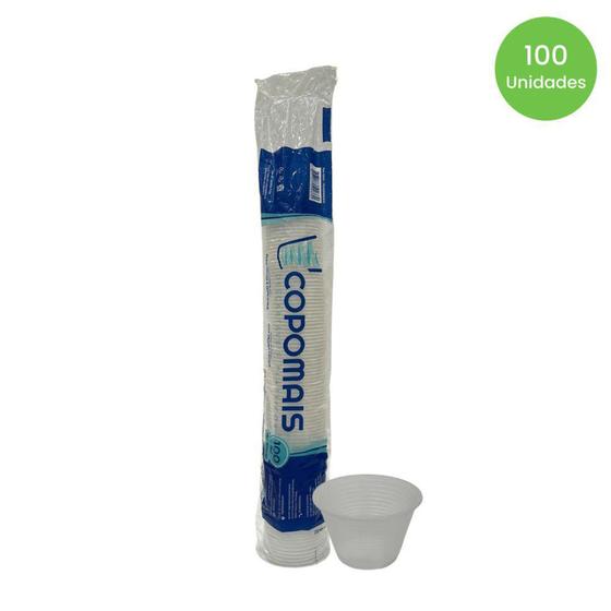 Pote de 100ml Transparente Copomais PS com 100 unidades - Pote ...