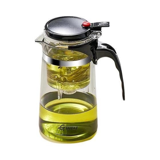 Pote De Chá De Vidro Resistente Ao Calor Com Infusor Conjunto De Chá ...