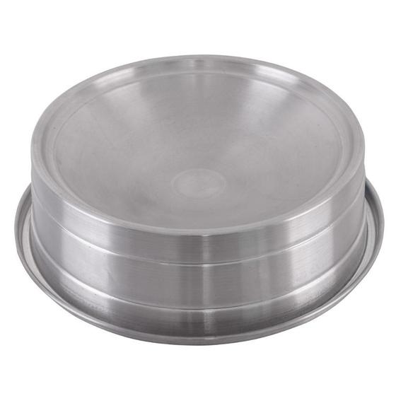 Pote Ração e Água Comedouro 1.8 Litros Antiformiga P/ Gatos em Alumínio ...