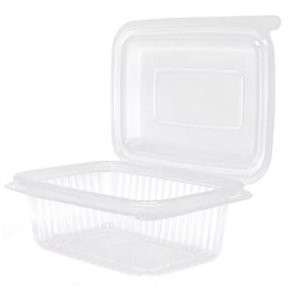 Pote Retangular com Tampa 250ml Rioplastic 24 Unidades - Pote - Magazine Luiza