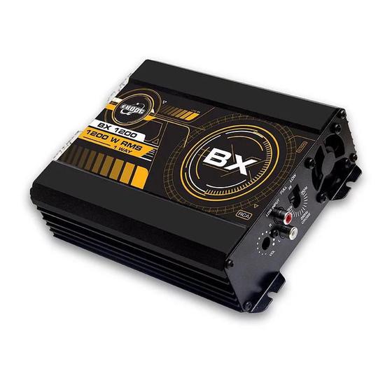 Potencia Boog Bx1200.1 1200Wrms 4 Ohms Mono Módulo Barra Som ...