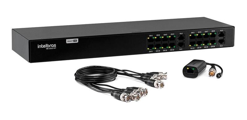Power Balun Intelbras 16 Canais Vb 1016 Wp 1080p - Balun - Magazine Luiza