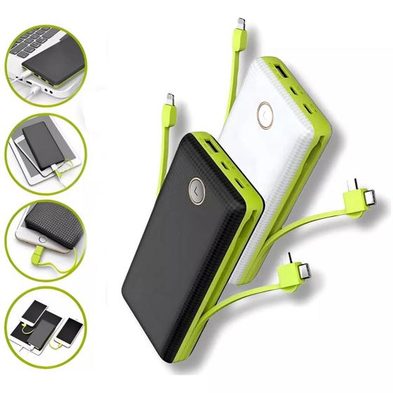 Power Bank 20Mil Carregador Portátil Carga Rápida Universal Bateria ...