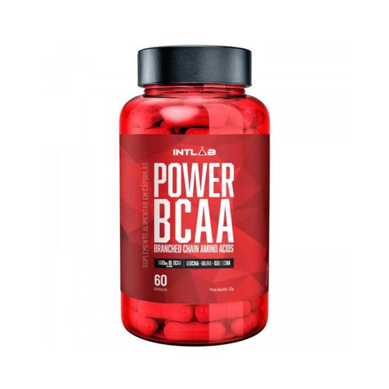 POWER BCAA 60 cápsulas - 400mg - Intlab - BCAA - Magazine Luiza