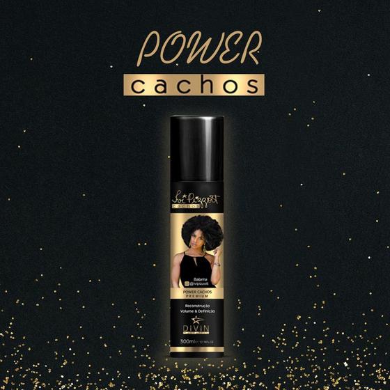 Power Cachos Premium - 01 Frascos - Divin - Ativador de Cachos ...