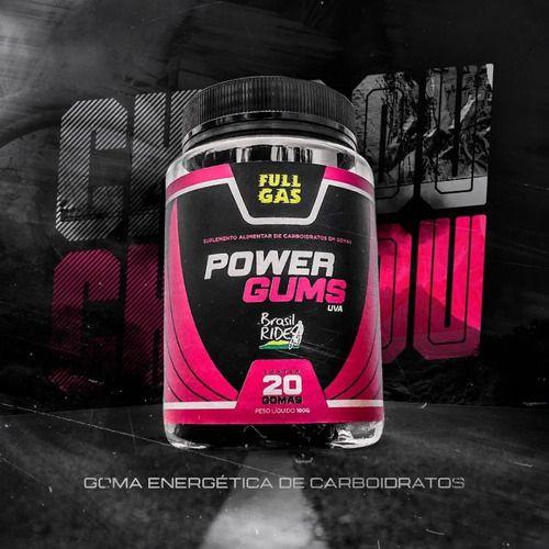 Power Gums Gomas de Carboidrato FULL GAS - Pote 20 gomas 160g ...