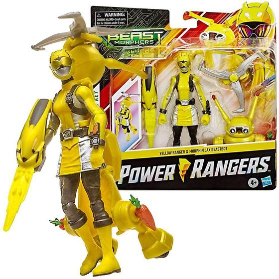 Power Rangers Beast Morphers Morph-x Key Ranger Amarelo - Bonecos ...
