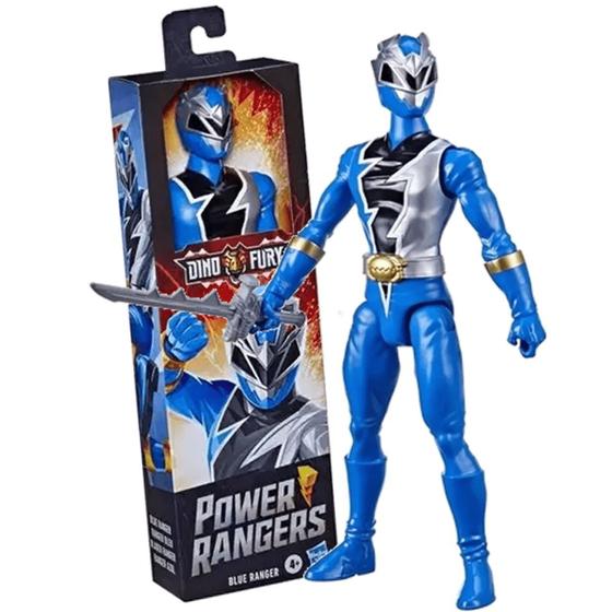 Power Rangers Dino Fury Ranger Azul Mighty Morphin Hasbro - Bonecos ...