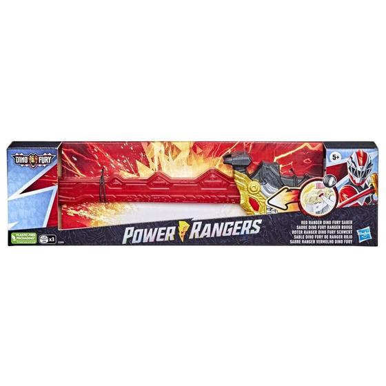 Power Rangers Sabre Ranger Vermelho Dino Fury F2999 - HASBRO - Bonecos ...