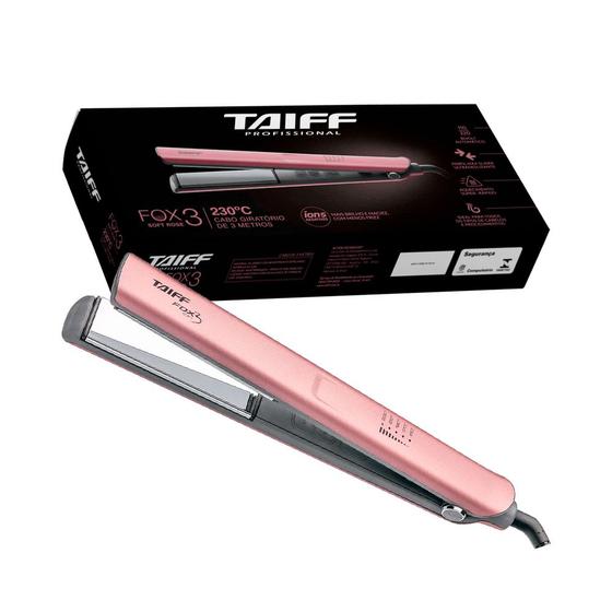 Prancha Chapa de Cabelo Taiff Fox 3 Rose Bivolt Profissional - Chapinha / Prancha - Magazine Luiza