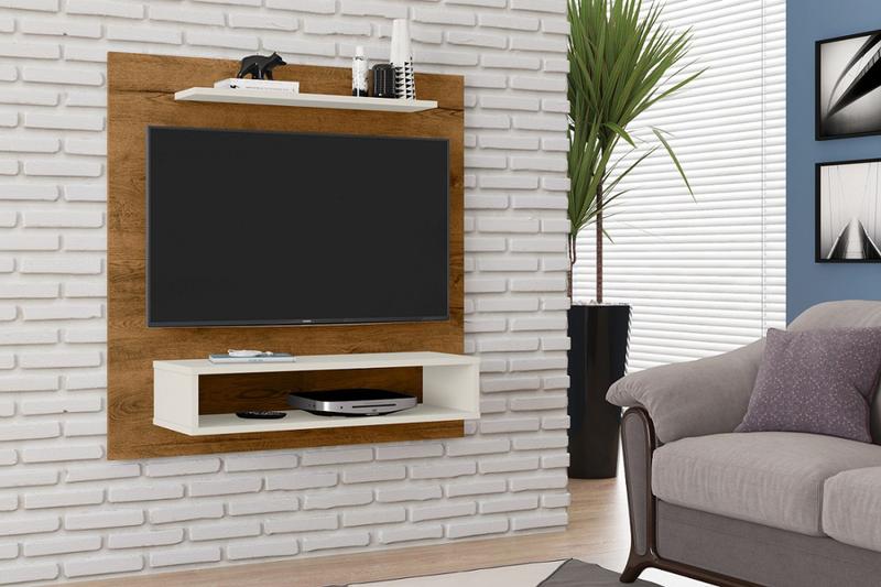 Prateleira Para Tv Quarto Sala Painel Até 32 Polegadas Paris - Loja L ...
