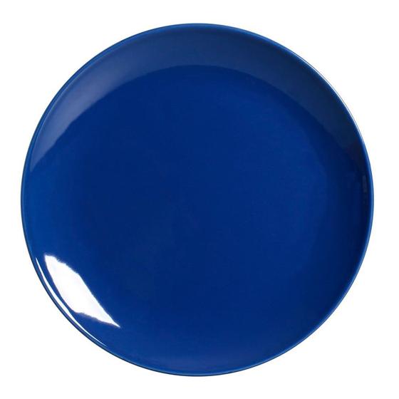 Prato Coup Raso Azul Navy Liso - Porto Brasil - Prato Raso - Magazine Luiza