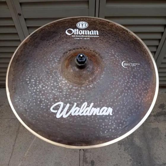 Prato crash 18'' b20 waldman ottoman - Pratos de Bateria - Magazine Luiza