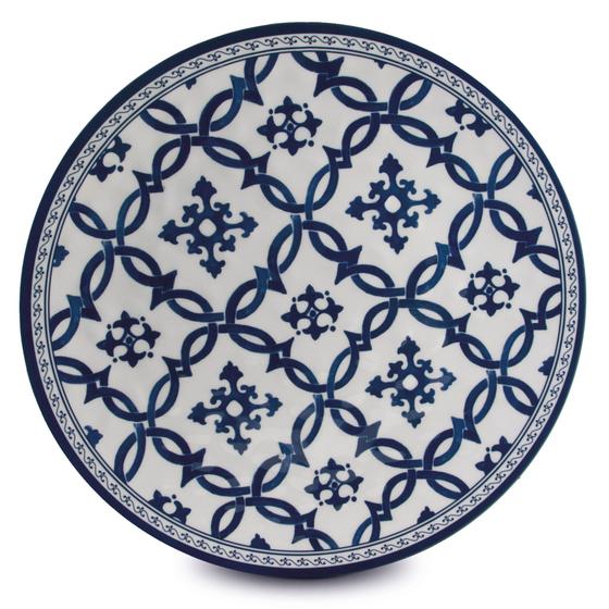 Prato de Bolo Melanina Azulejo Português 41cm - ML41A - Mimo Style ...