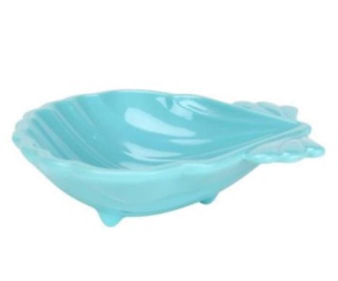 Prato Melamina Formato Concha Pequeno Azul - EASY ON BOARD - Prato de ...