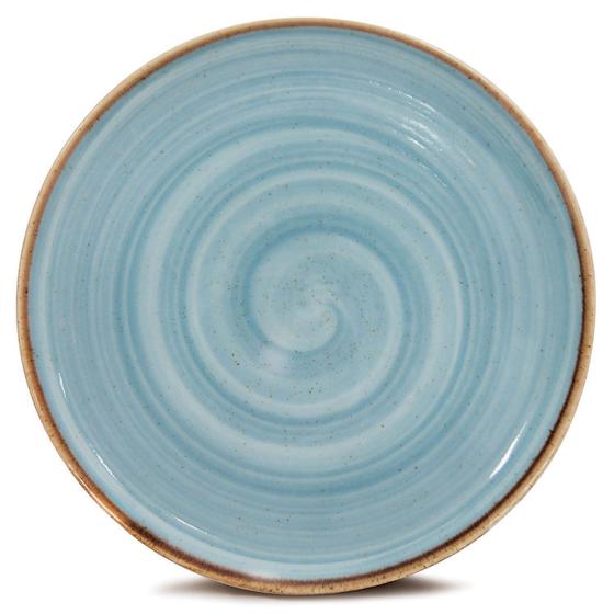 Prato Raso Artisan Coupé 28 cm Azul Corona - Prato Raso - Magazine Luiza