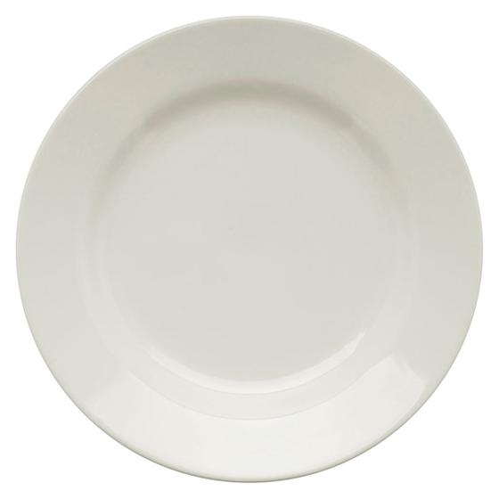 Prato Raso de Cerâmica 24 cm Donna Branco 1 Unidade - Biona - Oxford ...