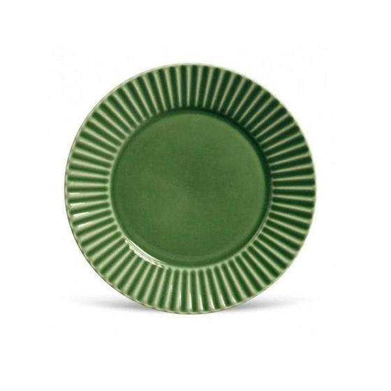 Prato Raso Plisse Verde Salvia - 6Pcs - Porto Brasil - Prato Raso ...