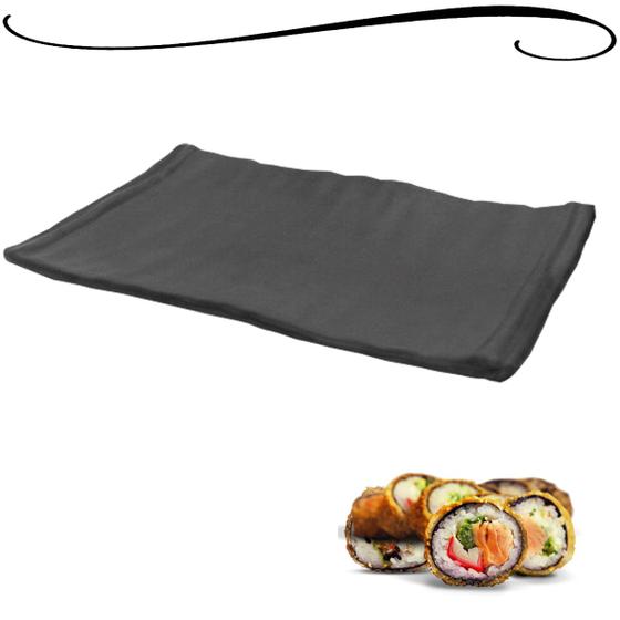 Prato Retangular de Melamina Ideal Para Alimentos Como Sushi Churrasco ...