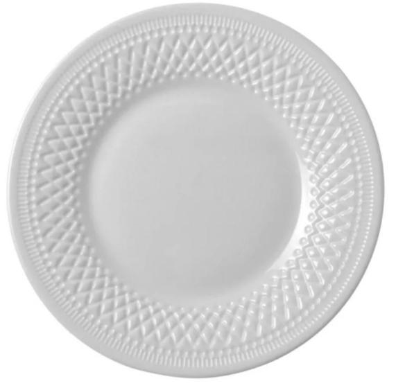 Prato Sopa 23cm Alizee Perle Branco - Luminarc - Prato Fundo / de Sopa ...