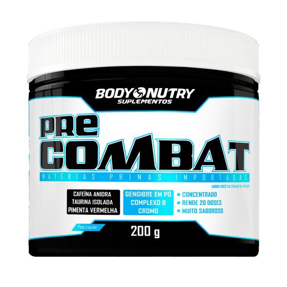 Pré Combat 200g Body Nutry Pré treino de verdade - Picolinto de cromo ...