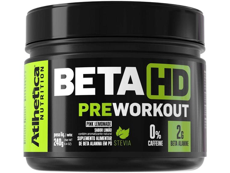 Pré Treino Atlhetica Nutrition Beta HD PreWorkout - Pink Lemonade em Pó ...