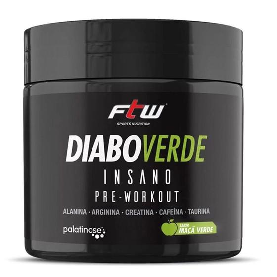 Pré Treino Diabo Verde 300g - FTW - Massa Muscular - Magazine Luiza