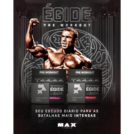 Pré Treino Égide Max Titanium Sabores 300g - Pré Treino - Magazine Luiza