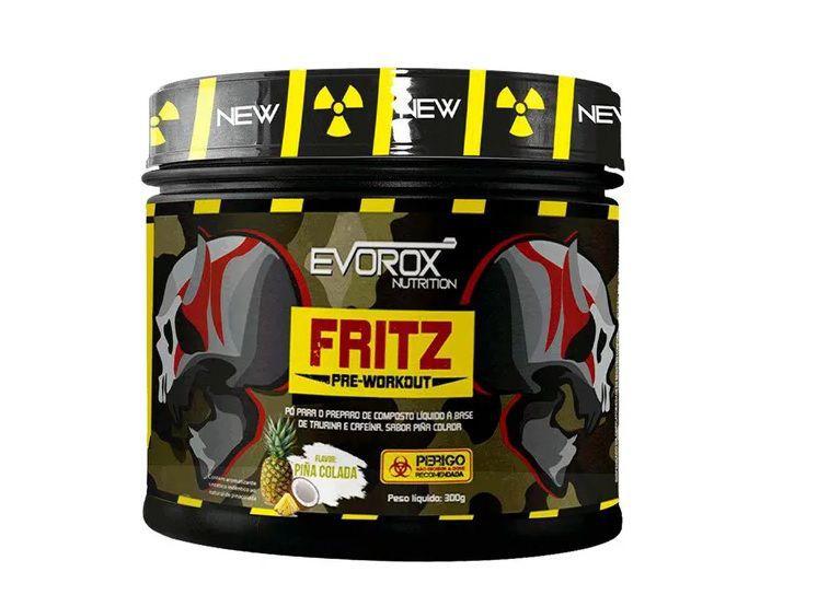 Pre Treino Fritz Pina Colada 300g Pre Workout Evorox Nutrition - Pré ...