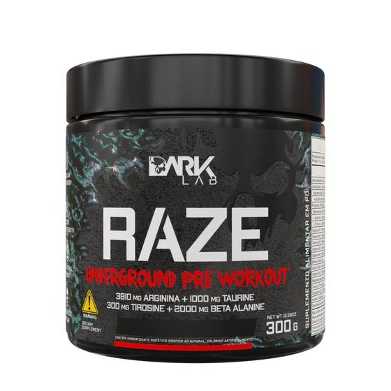 Pré Treino Raze underground Pre Workout 300g Dark Lab - Pré Treino ...