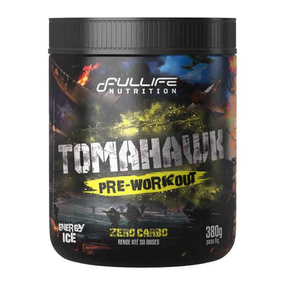 Pré Treino Tomahawk Beta Alanina + Arginina + Citrulina + Inositol 380g - Fullife Nutrition ...