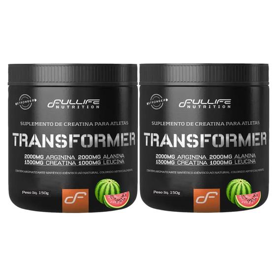 Pré treino Tranformer Creatina + Arginina + Alanina + Taurina 150g Kit ...