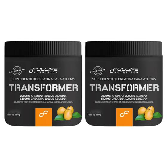 Pré treino Tranformer Creatina + Arginina + Alanina + Taurina 150g Kit ...