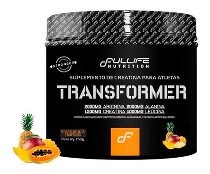 Pré Treino Transformer - Arginina + Alanina + Leucina 150g - Fullife ...