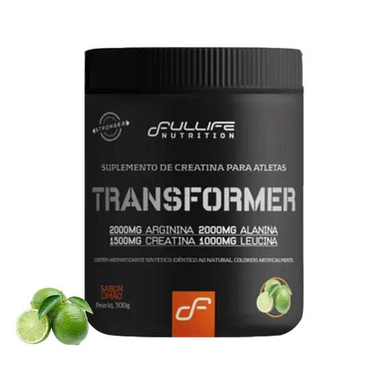 Pré Treino Transformer Arginina + Alanina + Leucina 300g - Fullife ...