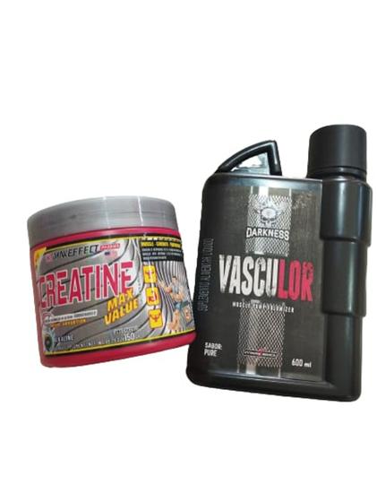 Pre Treino Vasculor 600ml + Creatina 150g importada MP pharma ...