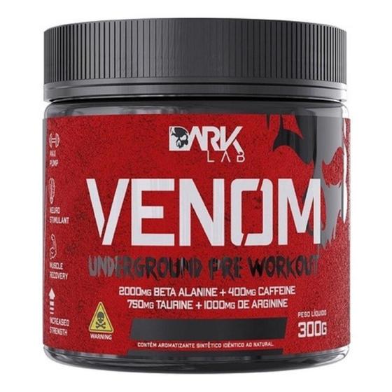 Pré Treino Venom Underground Pre Workout Dark Lab - Pré Treino ...
