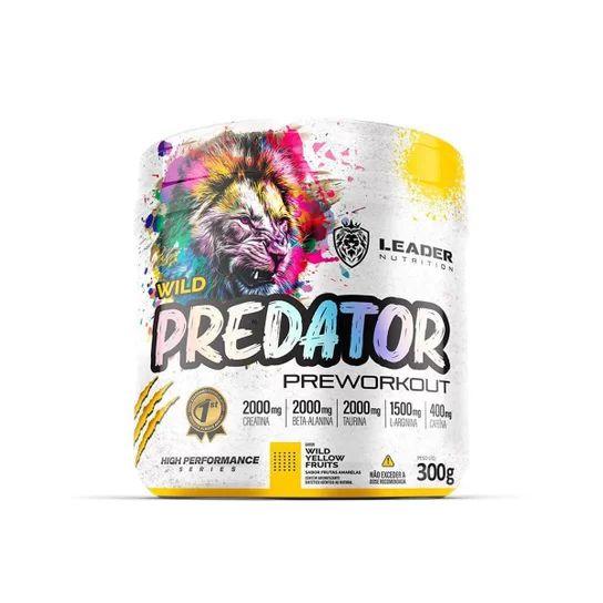 Pré-Treino Wild Predator 300g - Leader Nutrition - Pré Treino ...