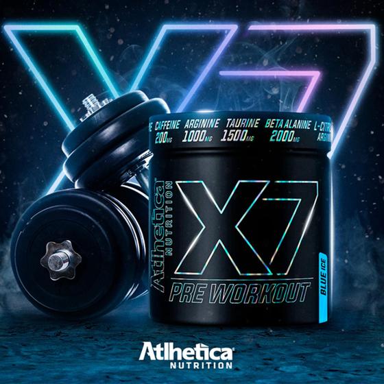 Pré-treino X7 Pre Workout 300g - Atlhetica Nutrition - Pré Treino ...