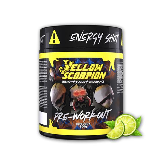 Pré Treino Yellow Scorpion 300g com Beta Alanina - Uninativa - Pré ...