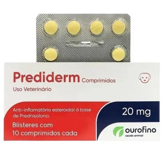 Prediderm De 20mg Com 10 Comprimidos - Ouro Fino - Medicamentos ...