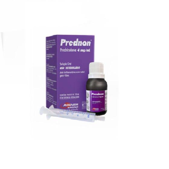 Prednon 4mg/ml - Prednisolona frasco com 30ml com seringa dosadora ...