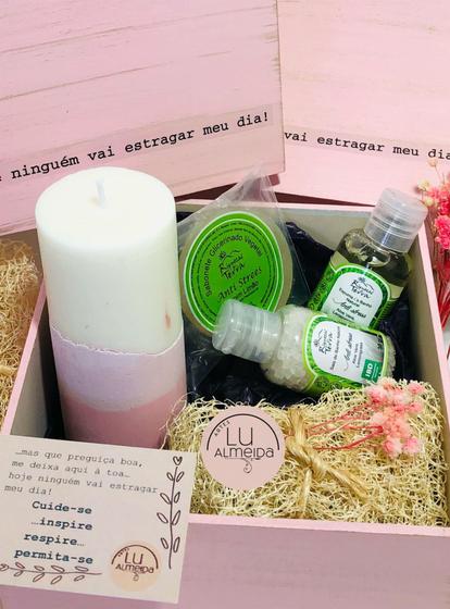 Presente Criativo Kit com 7 itens Autocuidado Permita-se Cuide-se - Lu ...